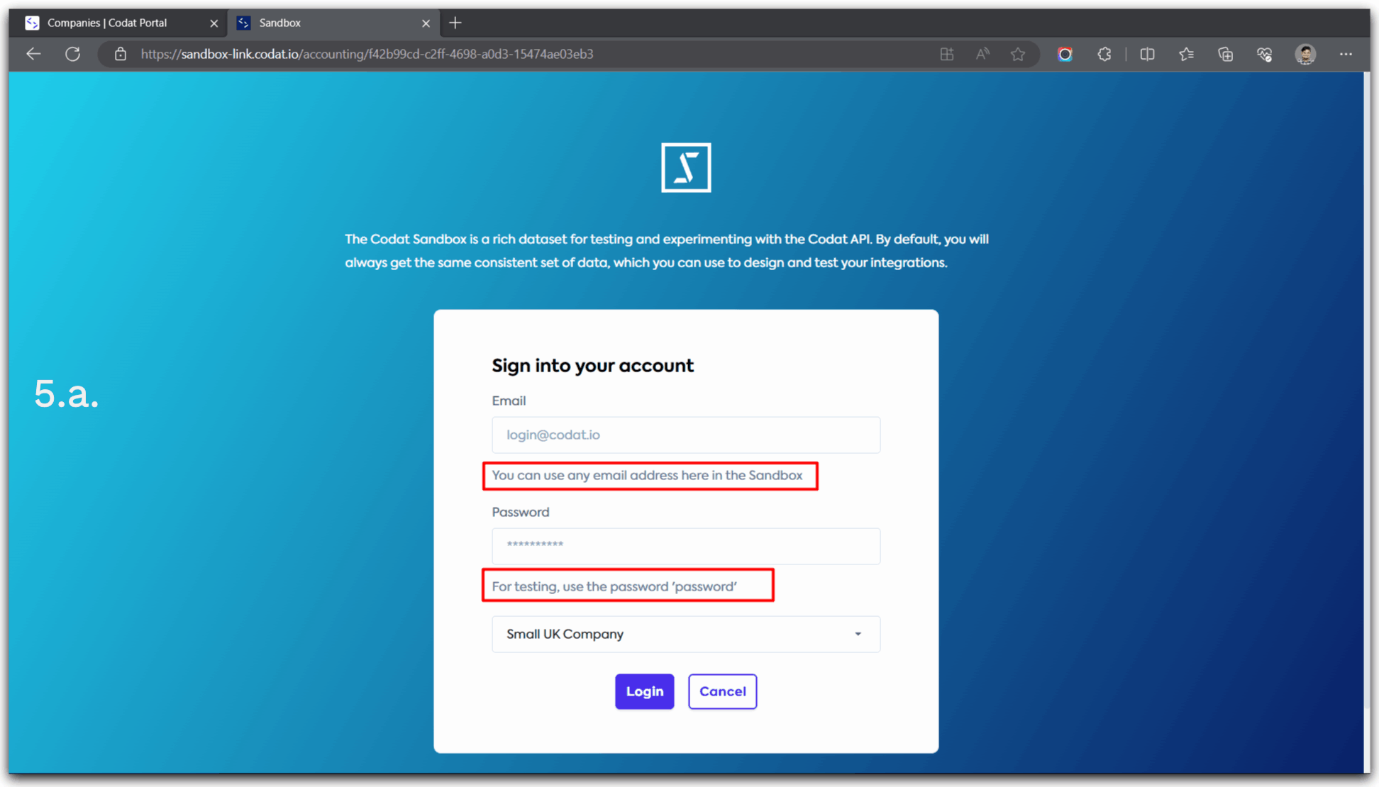 How to test my Codat integration?