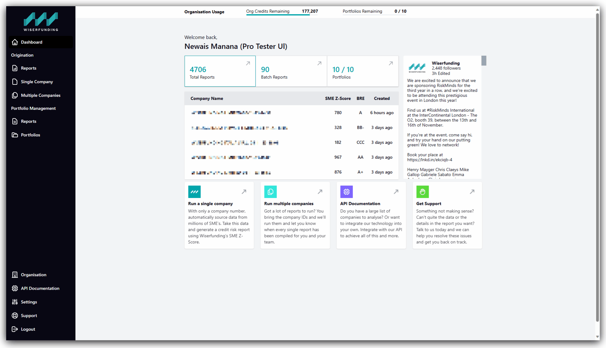 How do I stress test or apply sensitivity analysis to a company?